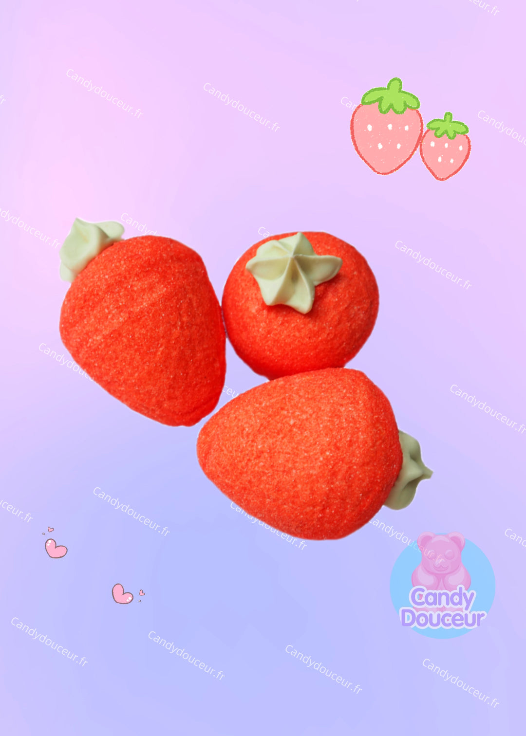 Méga Fraise (unité) – Candy Douceur