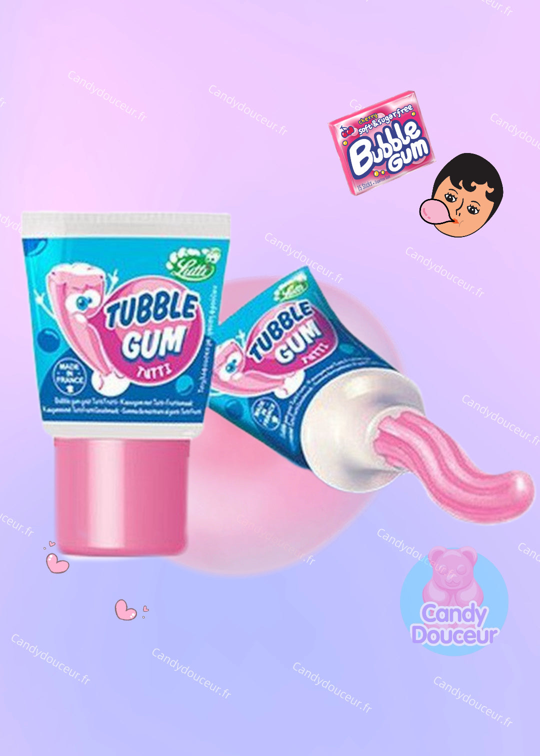 Tubble gum Tutti Frutti (unité) – Candy Douceur